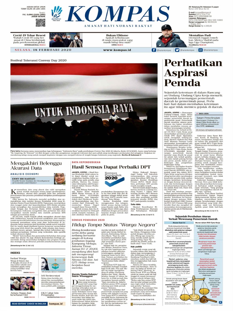 Kompas 18 Feb 2020 PDF | PDF