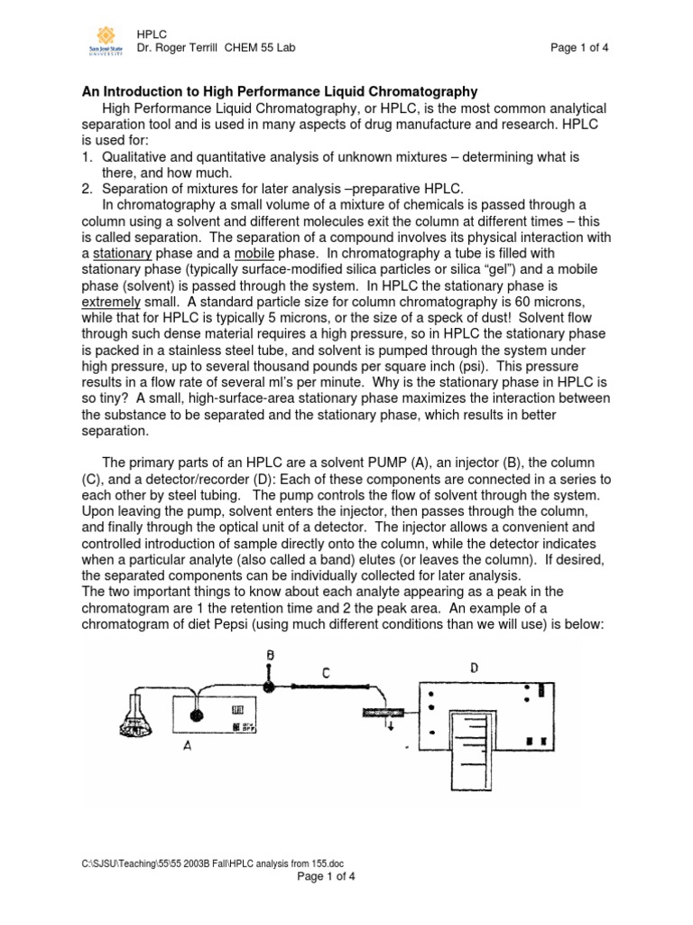 HPLC Analysis From 155 PDF | PDF | High Performance Liquid ...