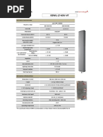 Specification Sheet XXXDWH 17 65V IVT | PDF | Antenna (Radio ...