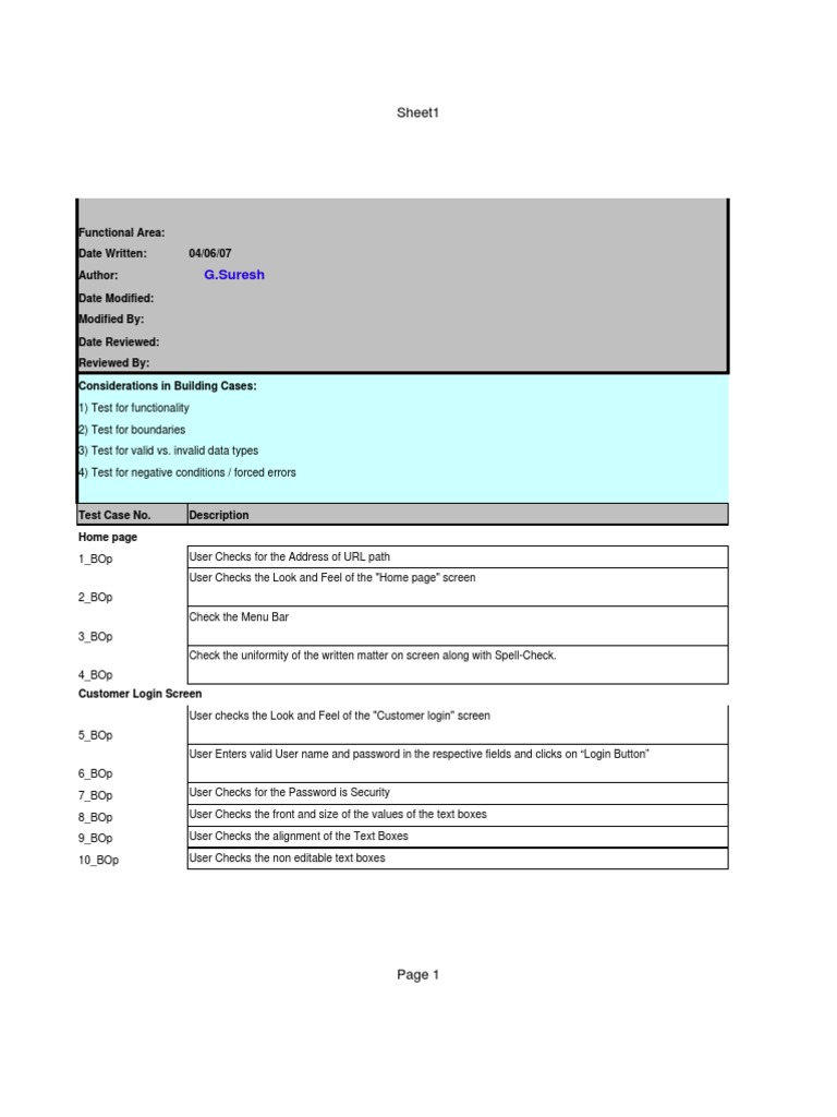 Blue Optima Test Cases | PDF | Password | Source Code