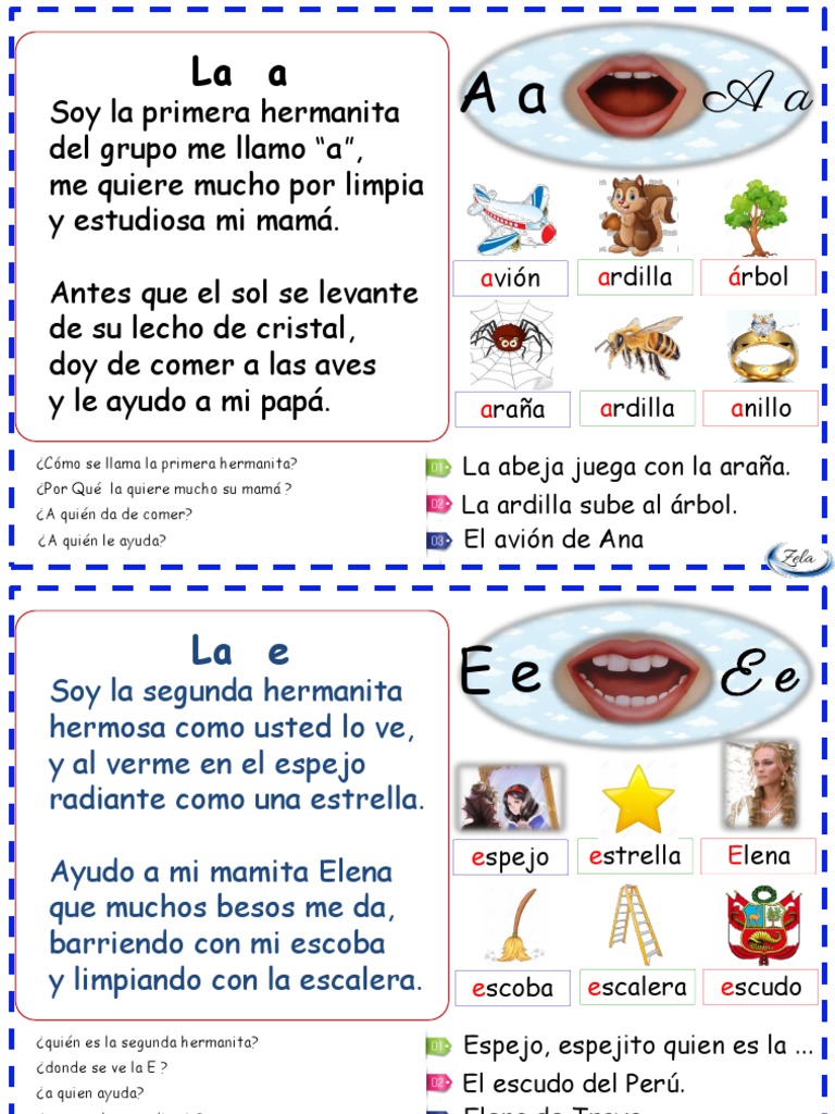 Lecturas Foneticas de La Abcd... Z | PDF