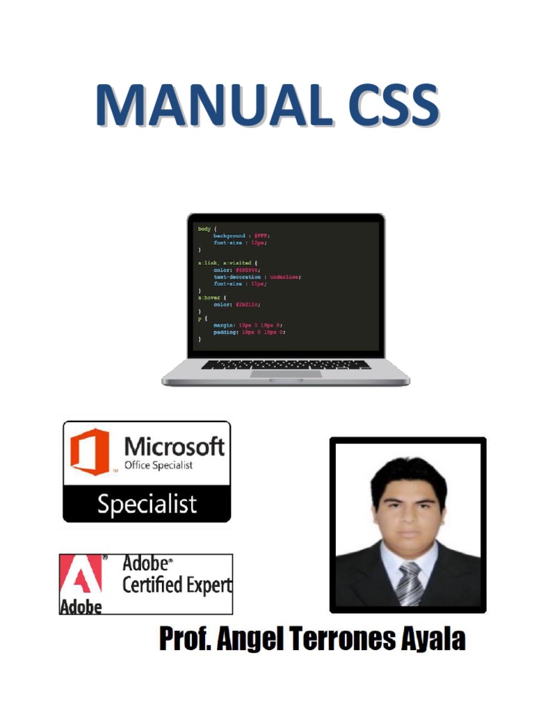 Manual Css | PDF | Hojas de estilo en cascada | HTML