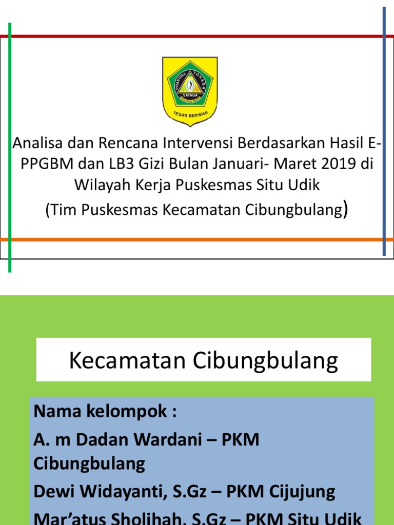 Analisa E-Ppgbm Dibandingkan LB3 Gizi | PDF