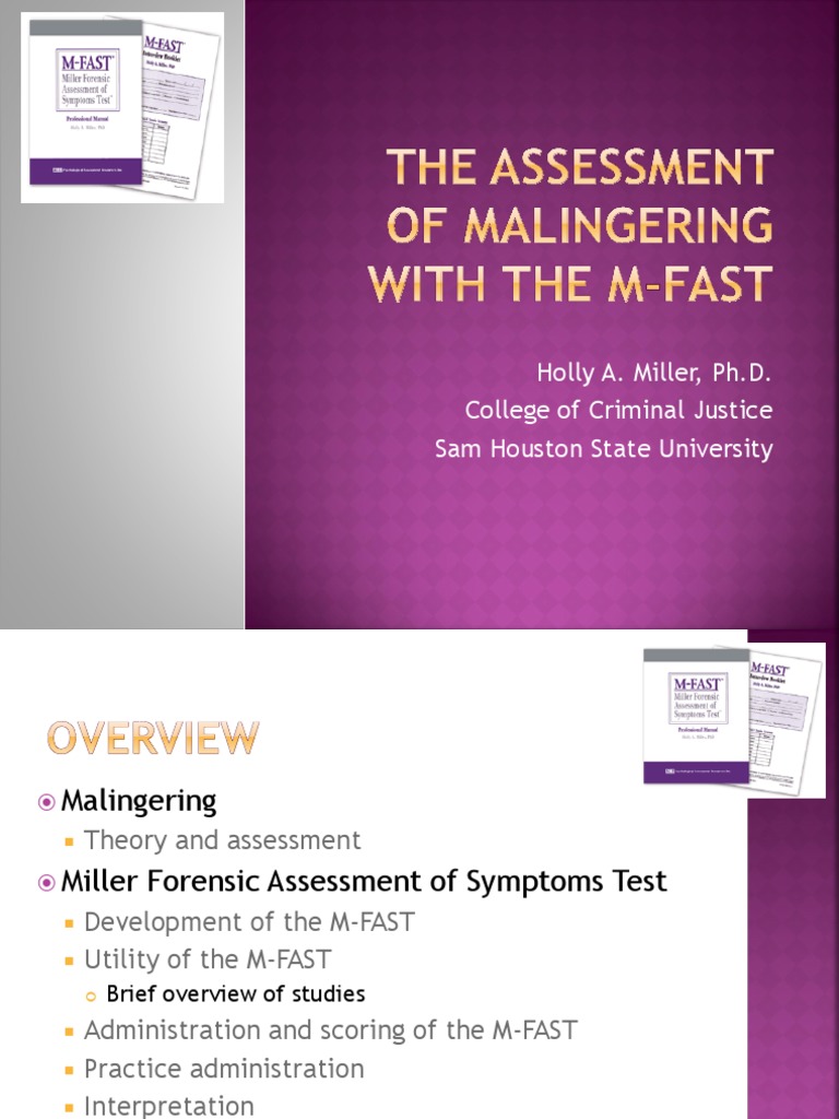 Overview of the M-FAST Assessment | PDF