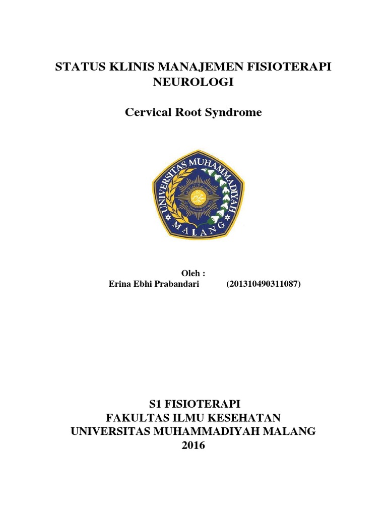 Status Klinis Manajemen Fisioterapi Neurologi | PDF