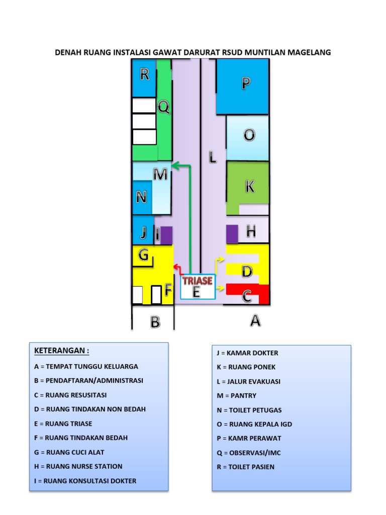 Denah IGD RSUD Muntilan Magelang | PDF
