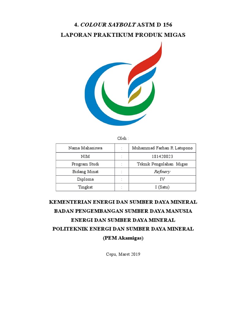 Pengujian Warna Saybolt dan BS&W | PDF