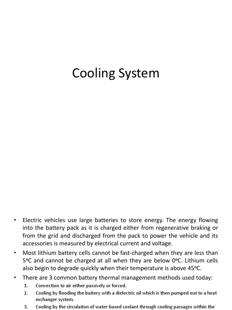 Cooling System | PDF | Coolant | Radiator