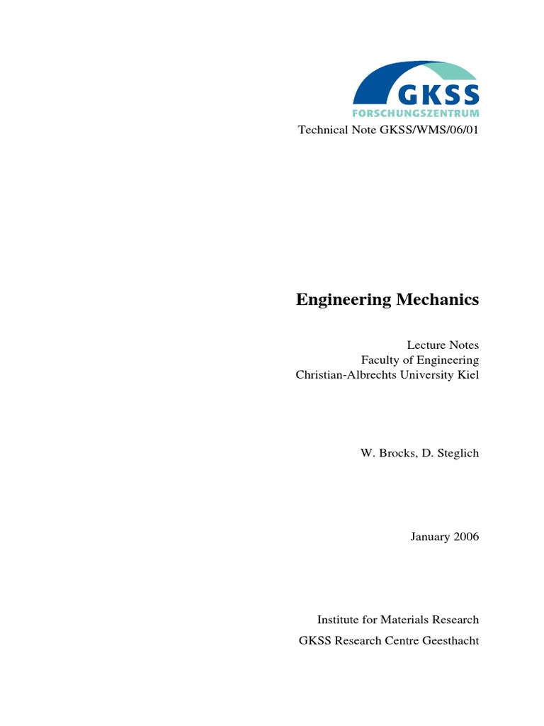Eng - Mech - Text Book PDF | PDF | Continuum Mechanics | Deformation ...