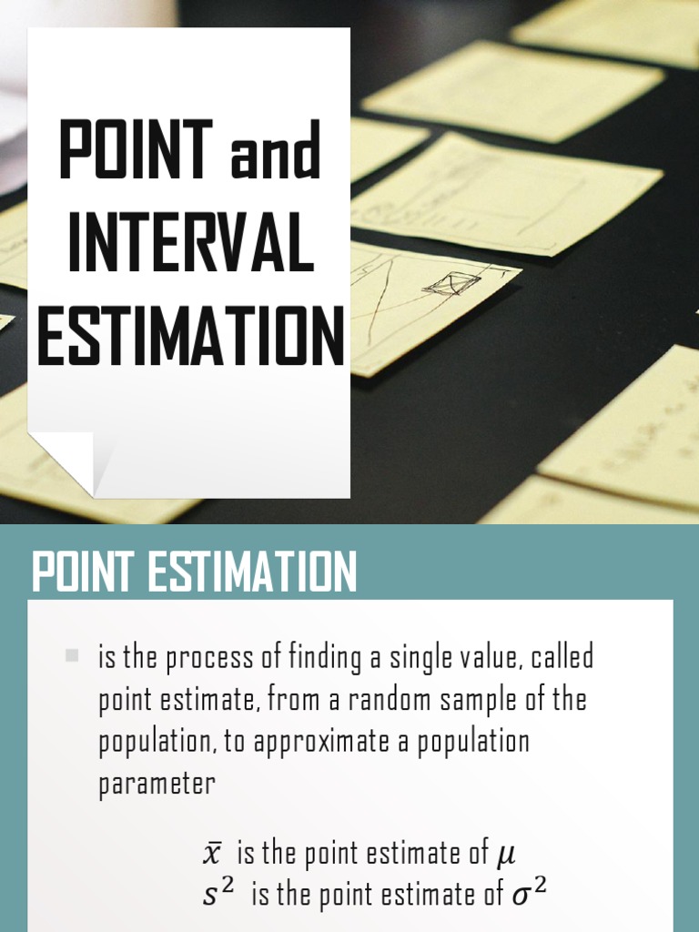 4.1 Point and Interval Estimation | PDF | Confidence Interval | Sample ...