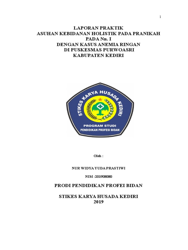 ASUHAN KEBIDANAN PADA PRANIKAH - Nur Widya Y.P (TERKIRIM) | PDF ASUHAN KEBIDANAN PADA PRANIKAH - Nur Widya Y.P (TERKIRIM) | PDF
