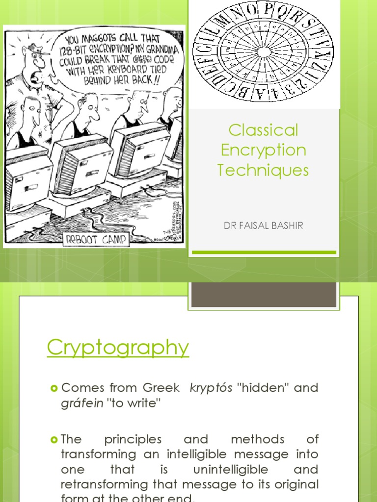3 - Classical Encryption Schemes | PDF