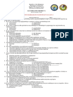 Pre-Test Grade 8 ESP | PDF