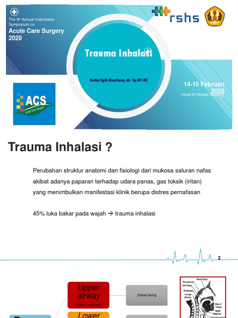 Trauma Inhalasi | PDF