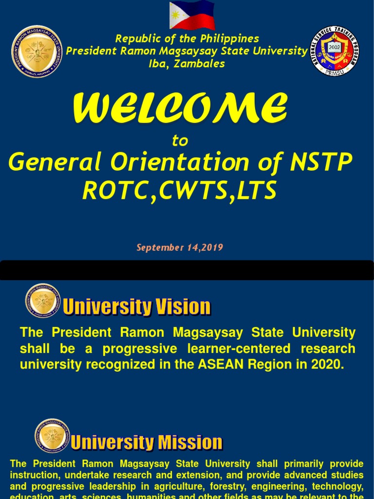 NSTP ORIENTATION 2018 | PDF