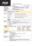 Detailed Lesson - CANAPE | PDF | Hors D'oeuvre | Lesson Plan