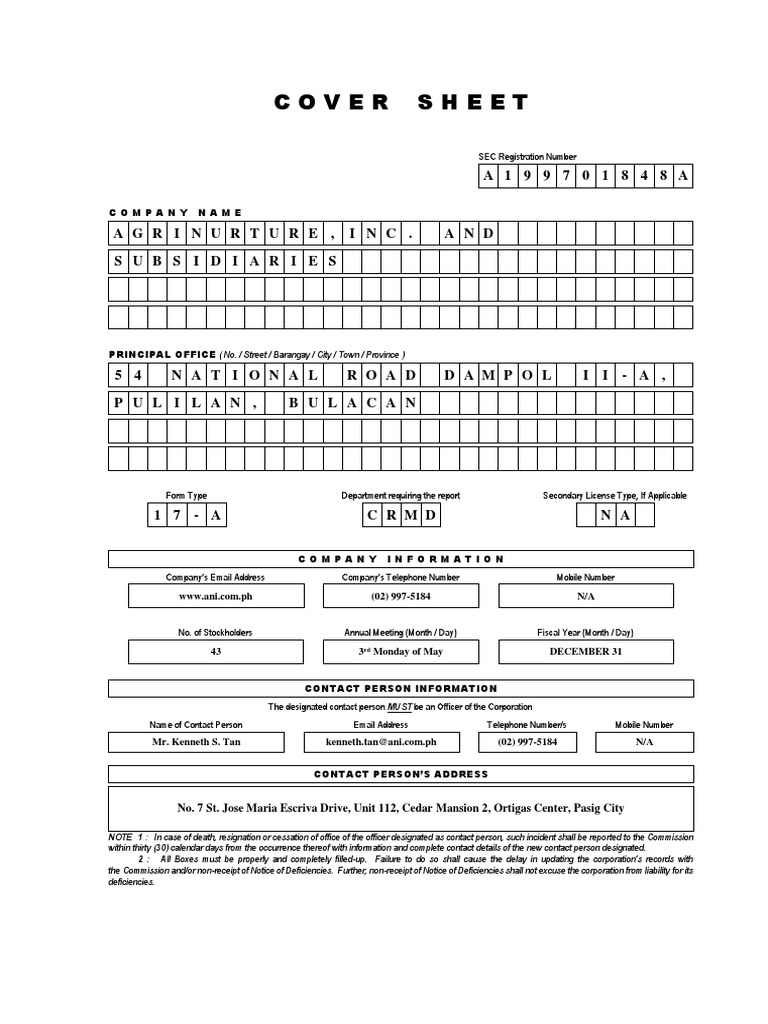 Ani Annual Report | PDF