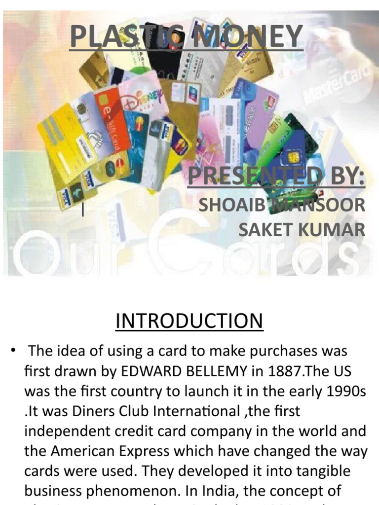 Plastic Money: Presented by | PDF | Law