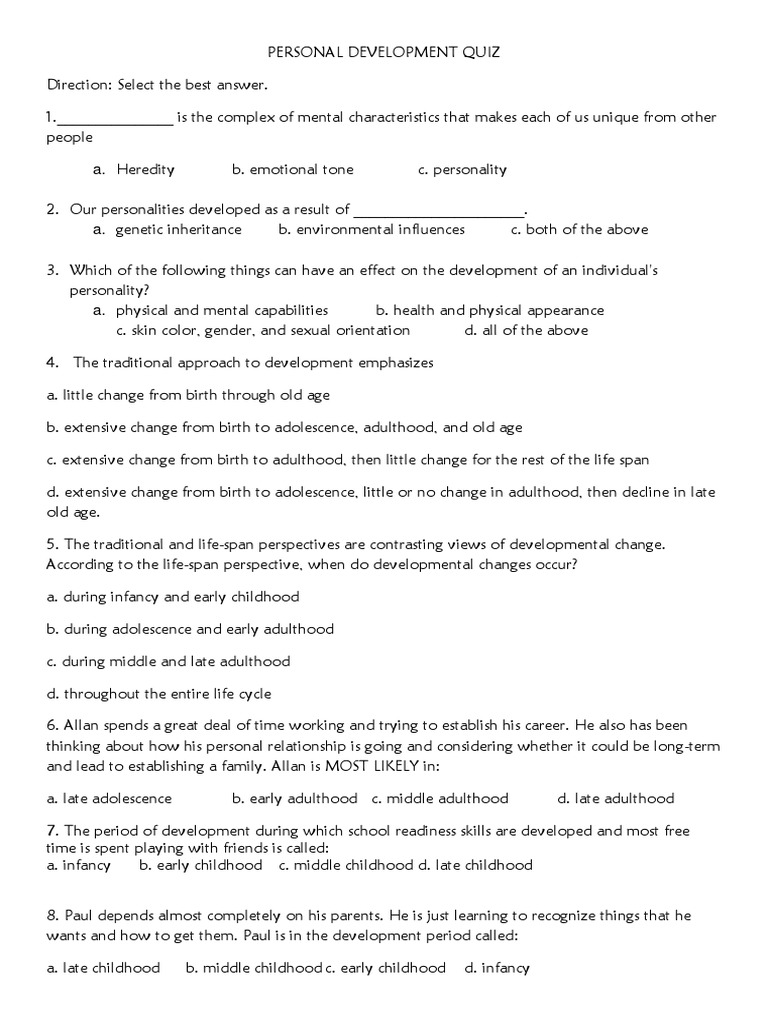 Perdev Quiz-1st Grading | PDF