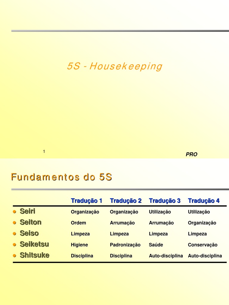 5s Housekeeping Pdf