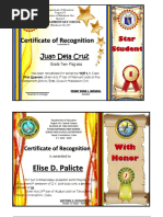 Core Value Certificate Template | PDF