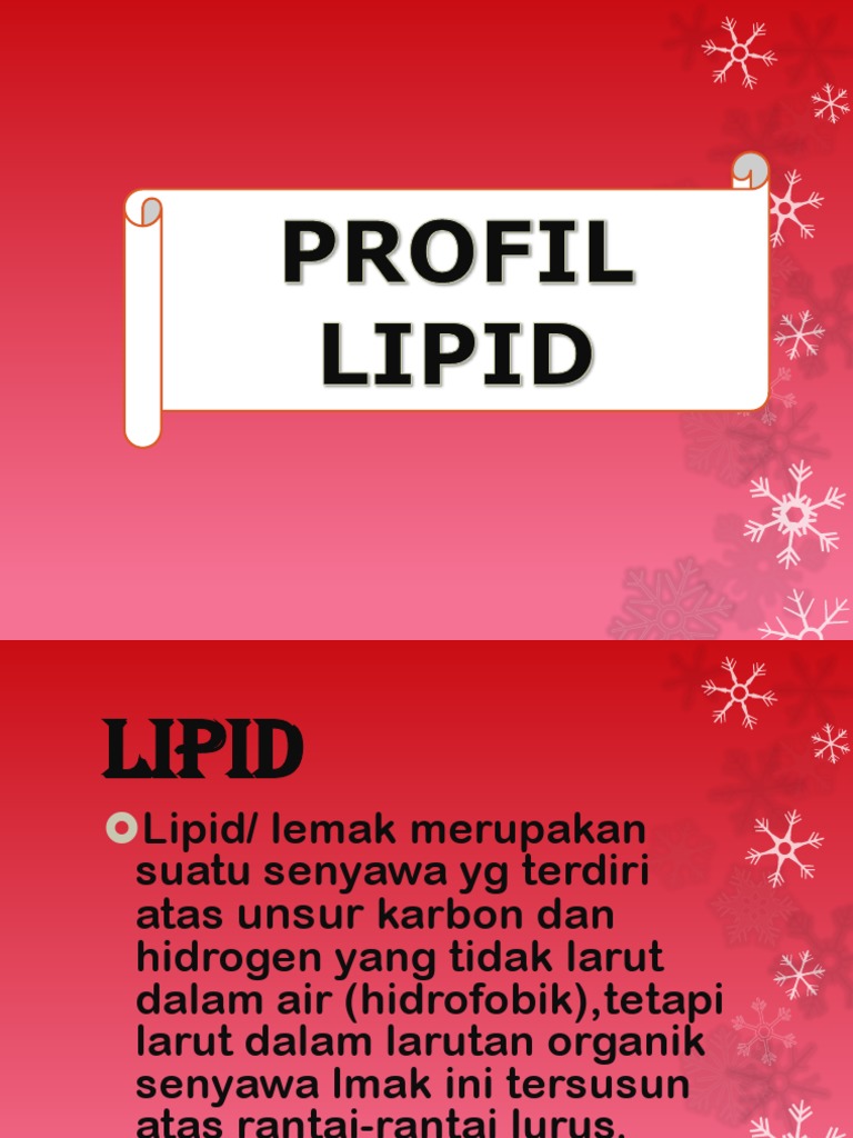 Profil Lipid | PDF | Kesehatan Holistik | Sains & Matematika