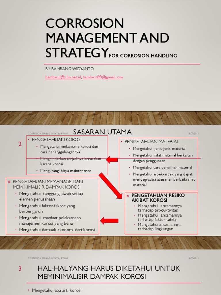 Corrosion Management and Strategyfot Corrosion Handling | PDF