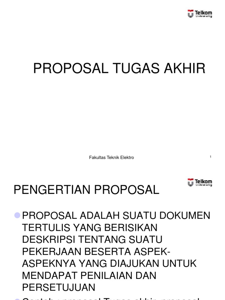 Panduan Penulisan Proposal Tugas Akhir | PDF | Teknologi & Rekayasa