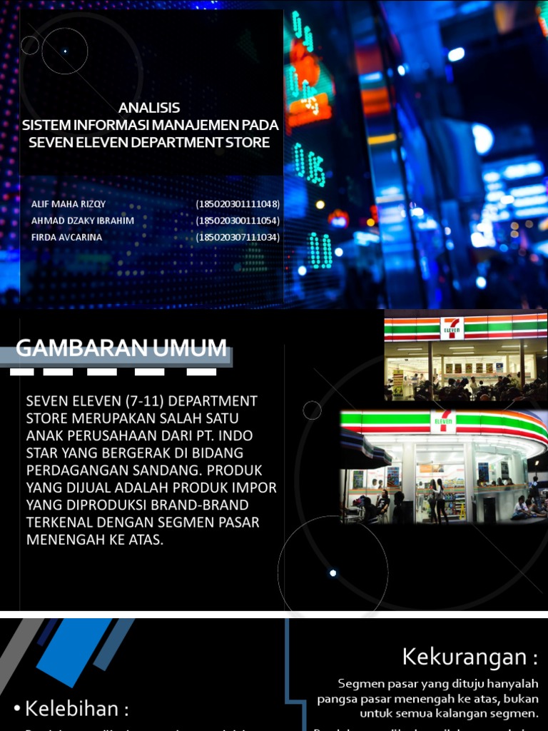 ANALISIS 7eleven | PDF
