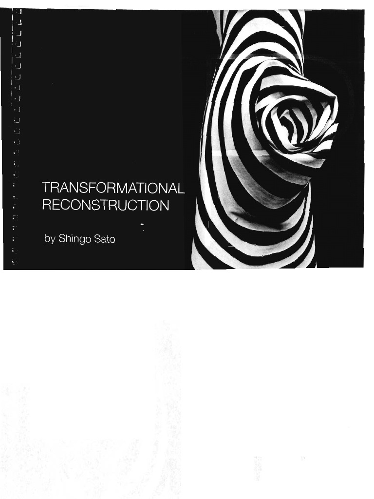 Transformational Reconstruction Shingo Sato PDF | PDF