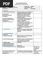 Esp Lesson Plan | PDF