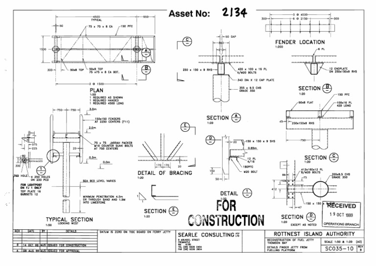 Fuel Jetty - Details of Finger Jetty From Fuelling Platform | PDF