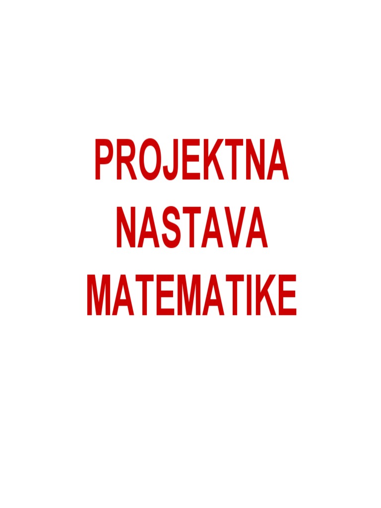 Projektna Nastava Radionica | PDF