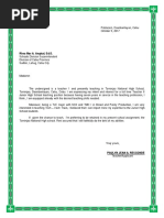 Letter Request Cement | PDF