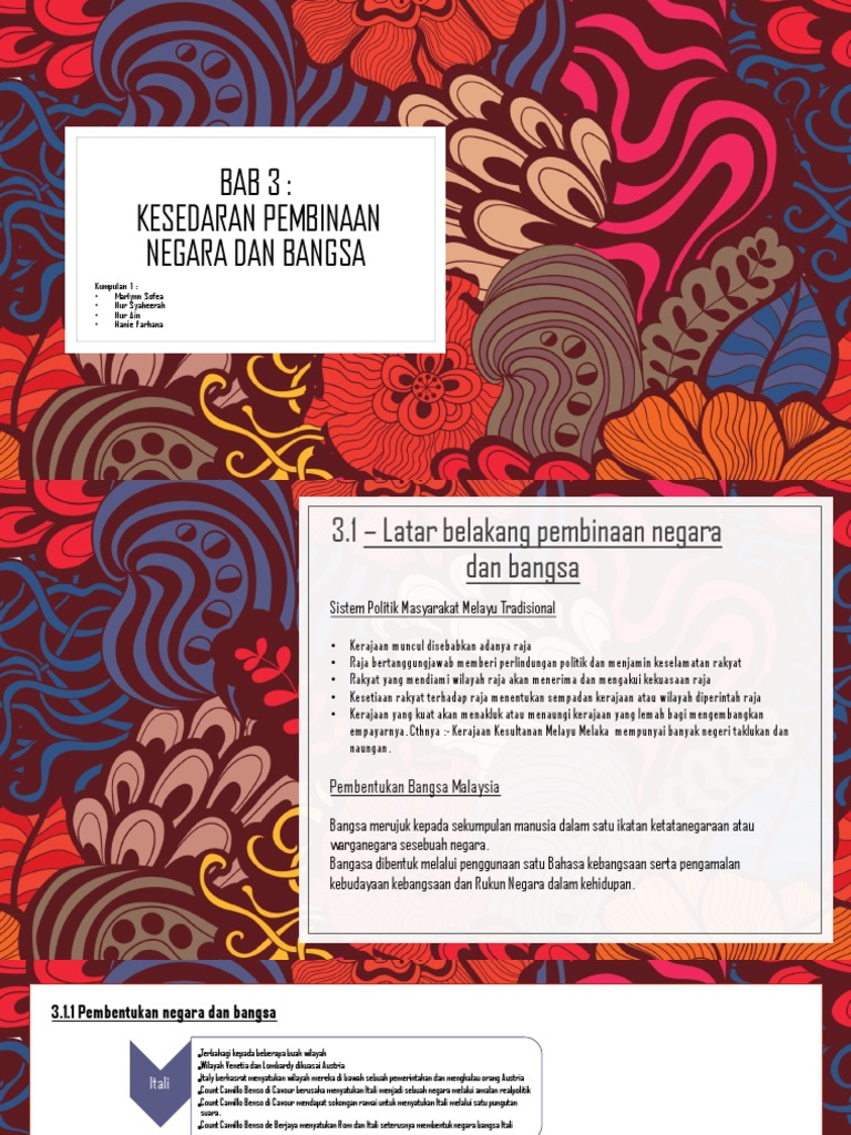 Presentation Sejarah Form 5 Bab 3 (3.1-3.2) | PDF