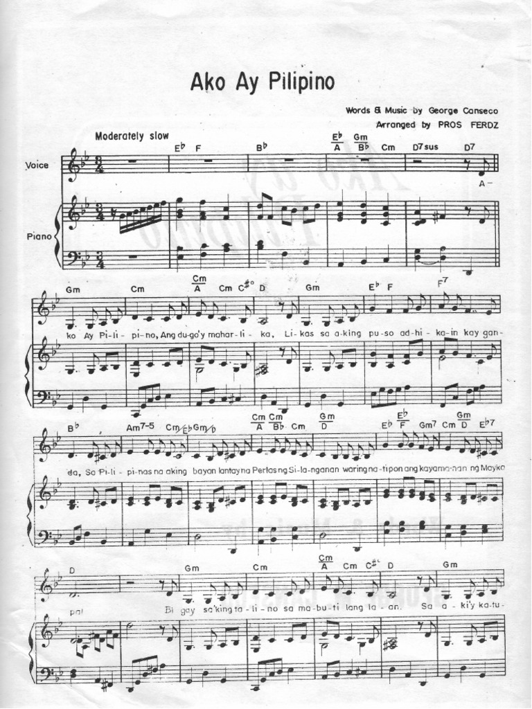 Ako Ay Pilipino | PDF