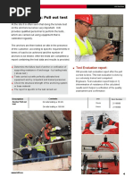 Pull Out Testing Methodology Ultimate Load Tests For Rebar Dowels | PDF ...