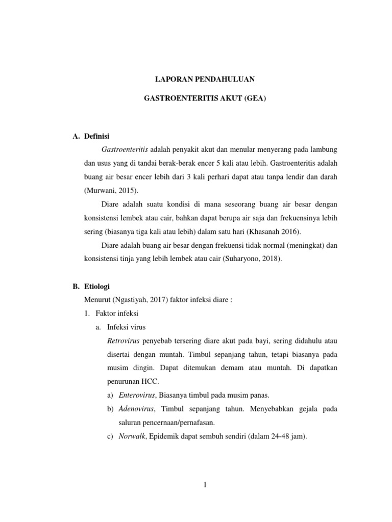 LP Gea Pada Anak | PDF