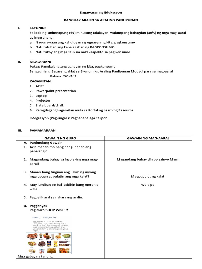 DLP Maam Menes | PDF