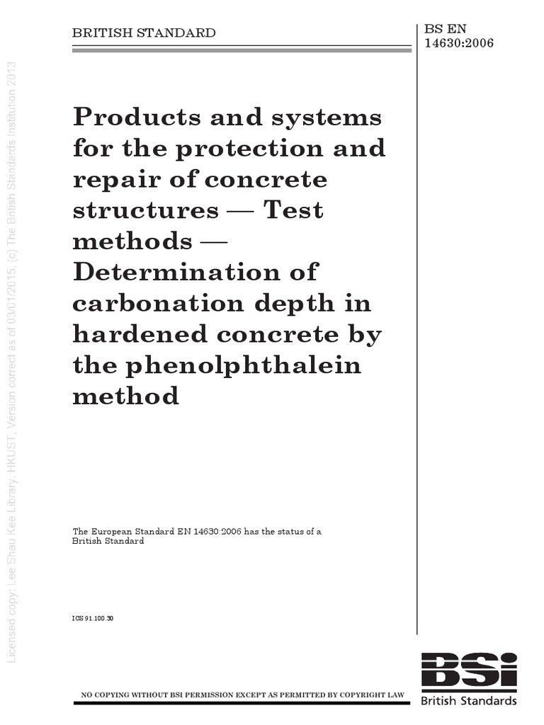 BS en 14630-2006 | PDF