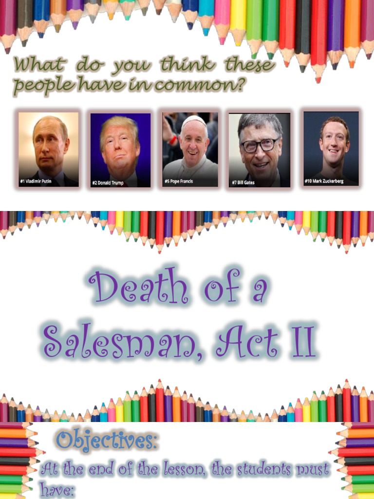 Death of A Salesman, Act II | PDF