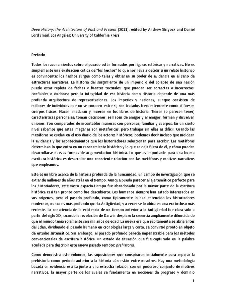 Deep History. The Architecture of Past and Present Andrew Shryock ...