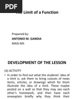 A-1. Limits Intuitive Intro - Answes | PDF | Function (Mathematics ...