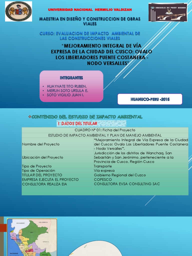 Examen Final Eia-Sd | PDF | Evaluación de impacto ambiental | La contaminación del aire