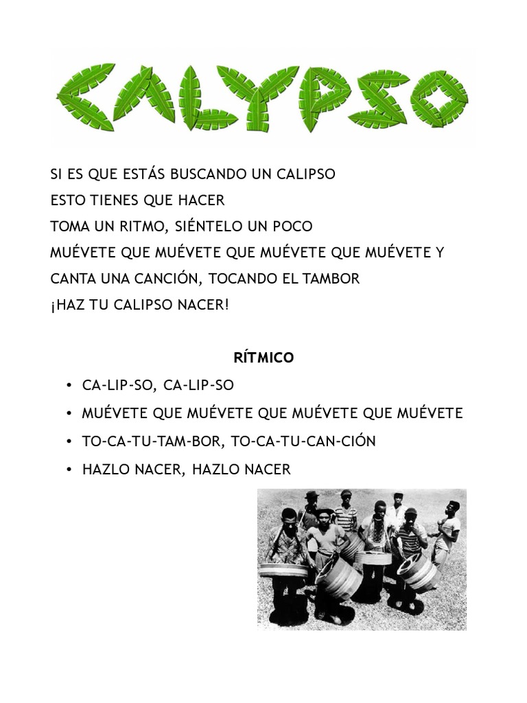 Calypso PDF | PDF