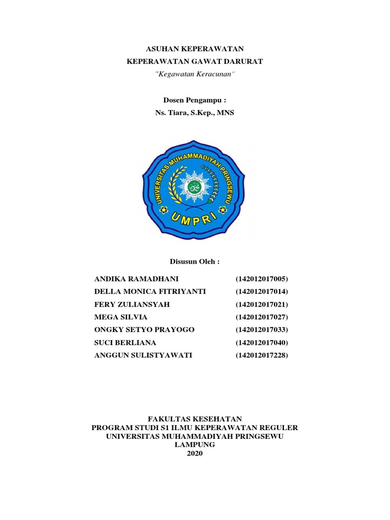 Askep KGD Keracunan | PDF | Kesehatan Holistik