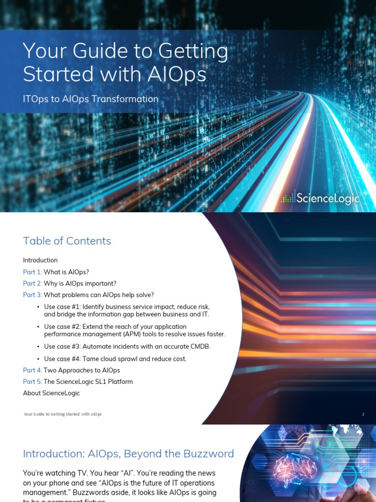 Your Guide To Getting Started With AIOps | PDF