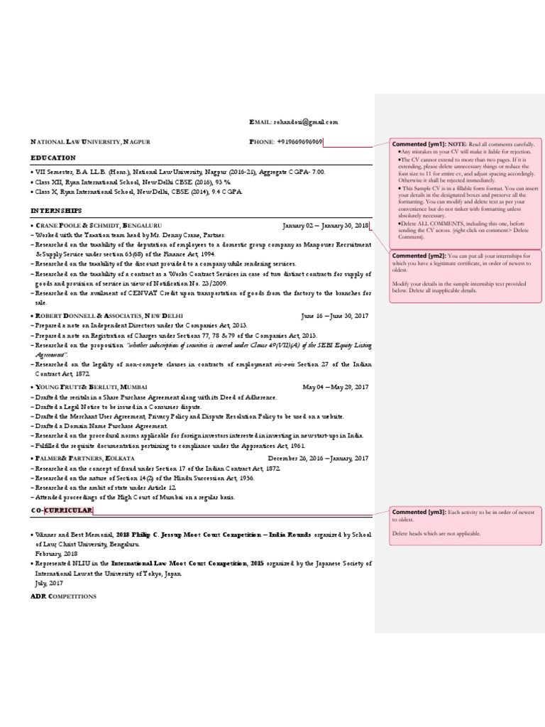 John Wick SampleCV | PDF