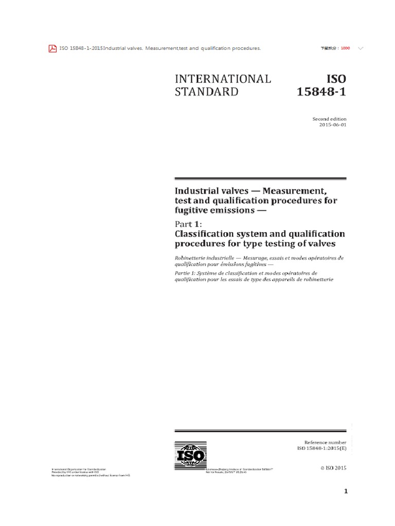 Iso 15848-1-2015 | PDF