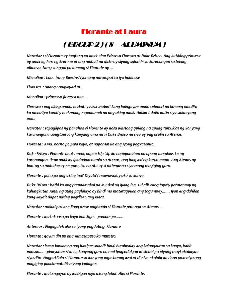 Flo at Lau Script | PDF